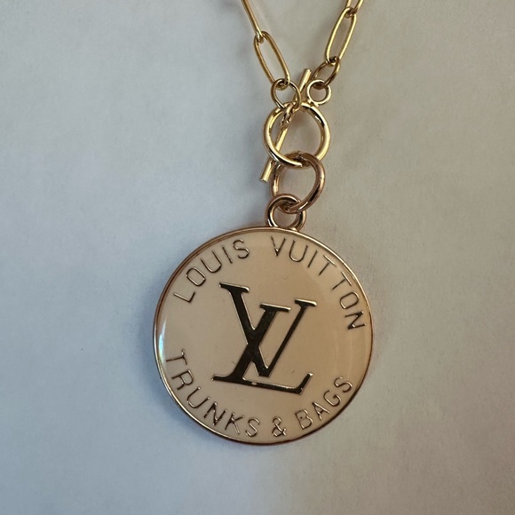 Louis Vuitton | Jewelry | Authentic Lv Charm Pale Pink | Poshmark